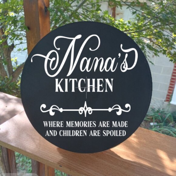 Hand Crafted | Wall Decor | Nanas Kitchen Where Memories Are Made And ...